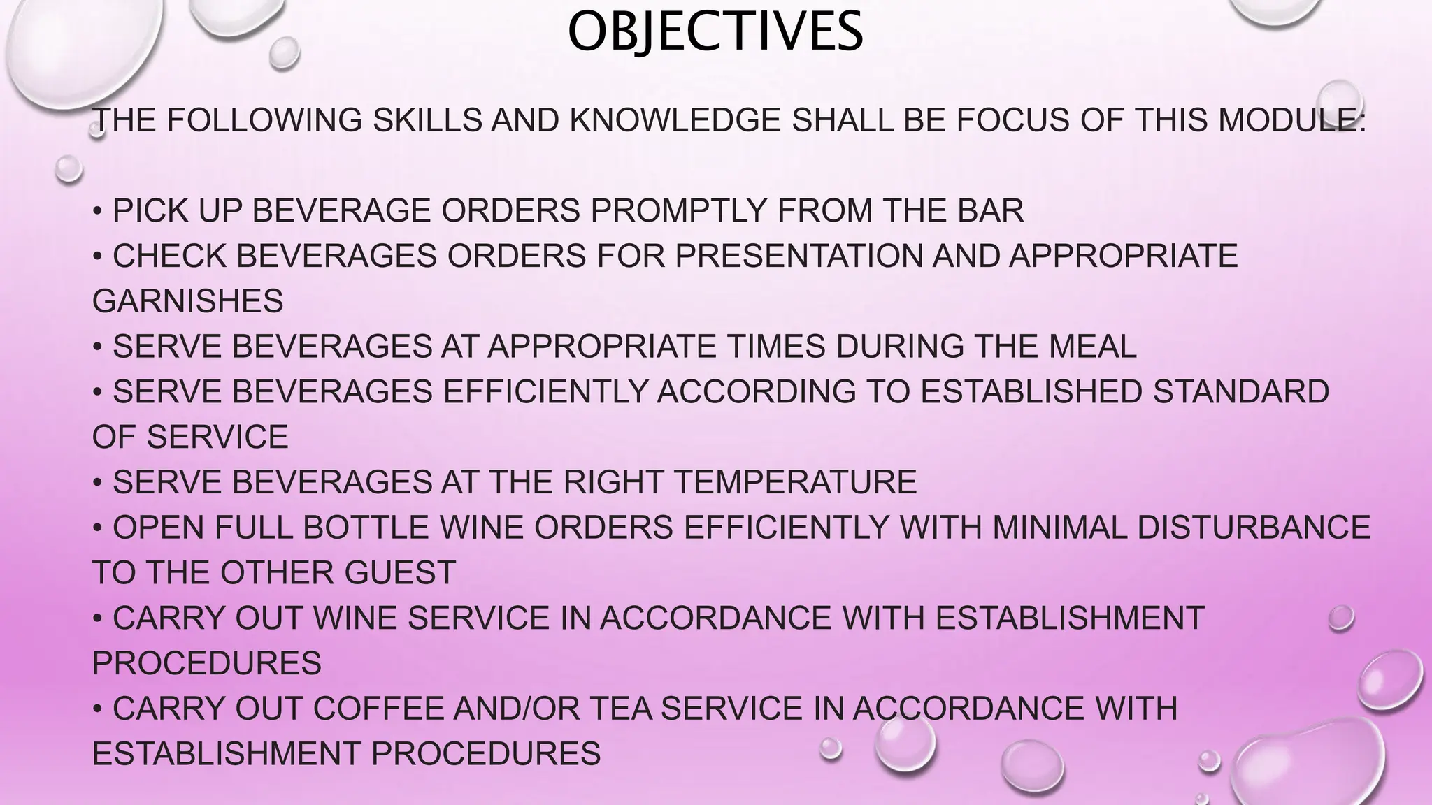 Serve Beverage Orders Power point Presentation | PPTX