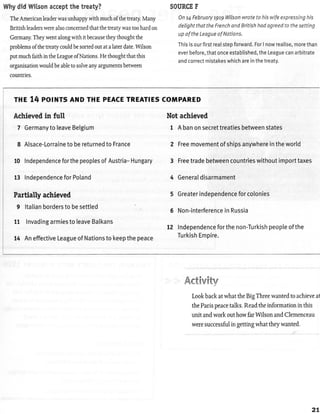 Week 5 - WWI and the Treaty of Versailles | PDF