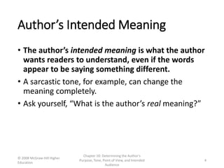 Week5 tonepurpose | PPTX | Fiction | Books and Literature