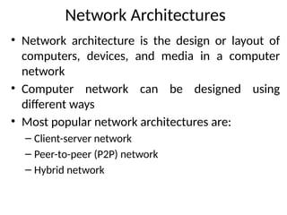 network of computer and computer application | PPTX