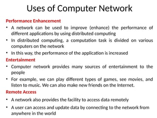 network of computer and computer application | PPTX
