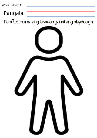 Kinder Garten Worksheet Week 5_Matatag Curriculum | PPTX