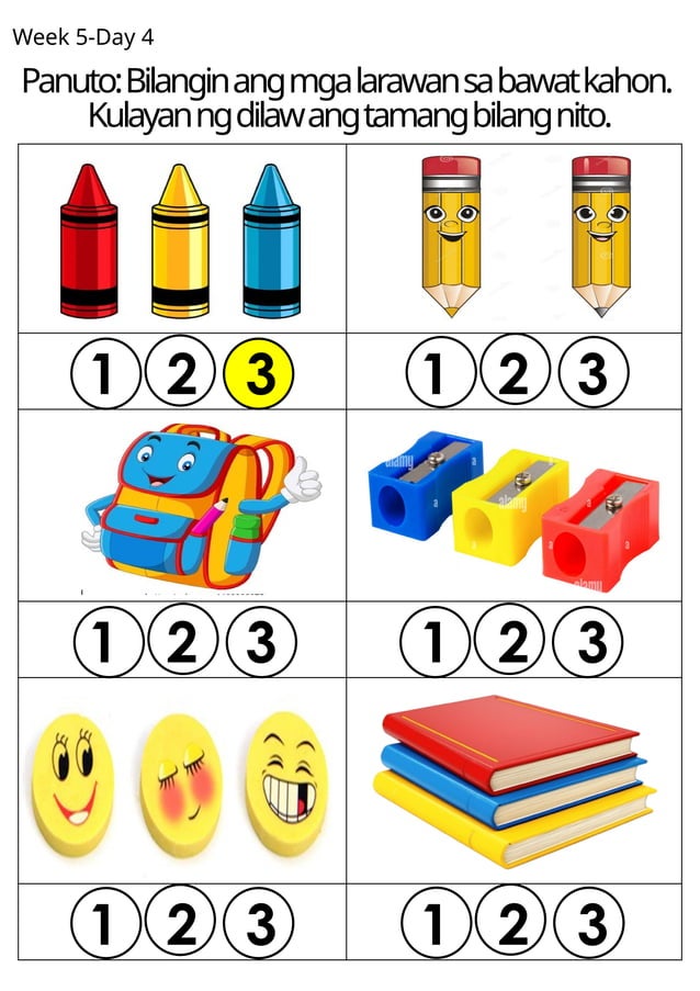 Kinder Garten Worksheet Week 5_Matatag Curriculum | PPTX