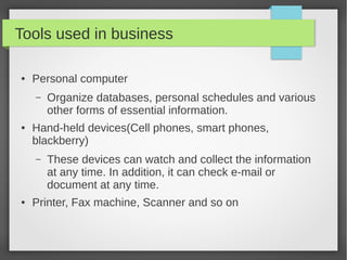 How has technology changed the way we conduct business? | PPT