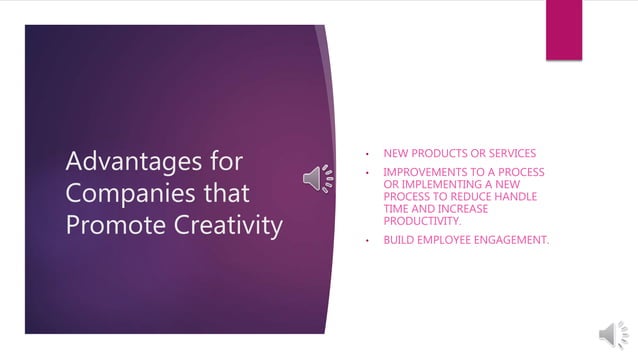 Stimulating Creativity | PPT