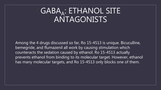 Week 6 Alcohol antagonists | PPTX