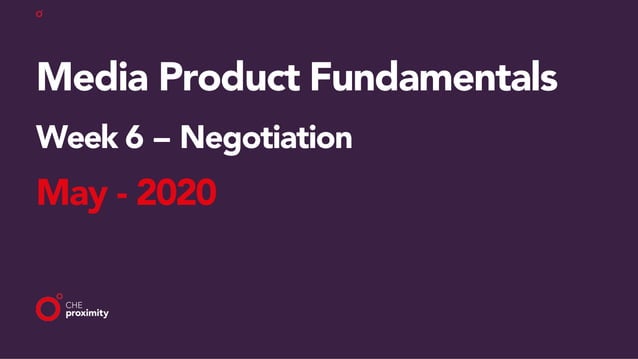 Week 6 - Media Negotiation | PPT