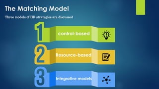 Strategic Human Resource management Integration, vertical and ...