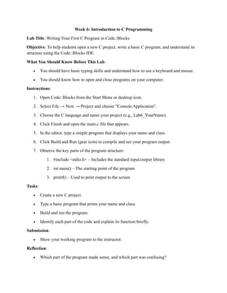 computer science fundamentals in C Programming 1 | PDF