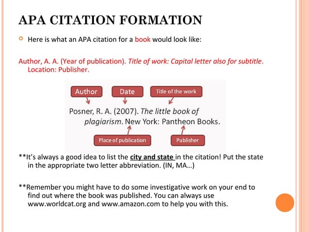 Week 6: APA Citation | PPT