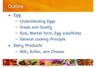 Week 6 Breakfast And Dairy Products | PDF