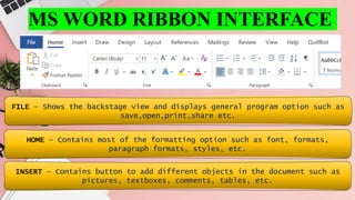 GETTING STARTED WITH MS WORD | PPTX