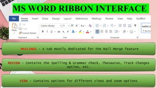 GETTING STARTED WITH MS WORD | PPTX