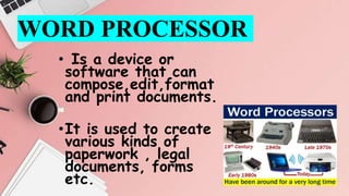 GETTING STARTED WITH MS WORD | PPTX