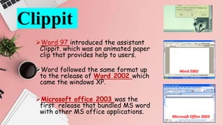 GETTING STARTED WITH MS WORD | PPTX