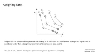 Generative Design - Week 6 - Designing with inputs, objectives, and constraints | PDF