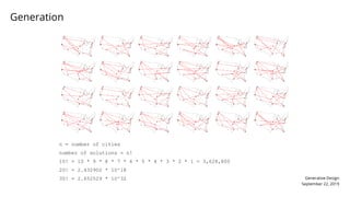 Generative Design - Week 6 - Designing with inputs, objectives, and constraints | PDF