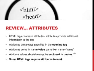 Week 6 Lecture | PPT