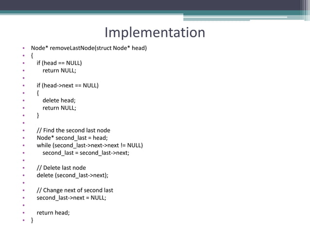 Linked List - Insertion & Deletion | PPTX | Programming Languages | Computing