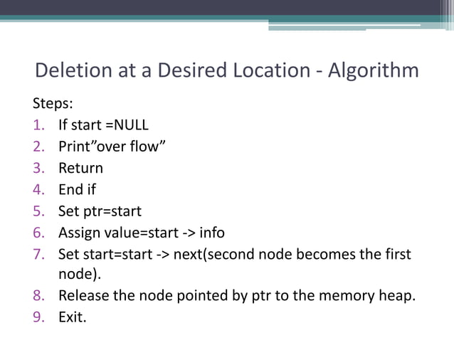 Linked List - Insertion & Deletion | PPTX | Programming Languages | Computing