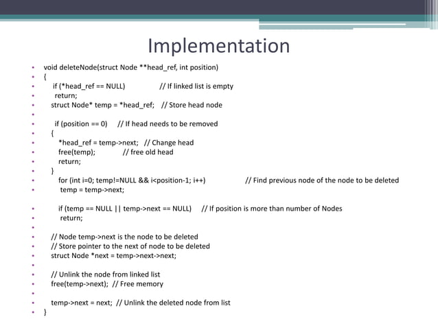 Linked List - Insertion & Deletion | PPTX | Programming Languages | Computing