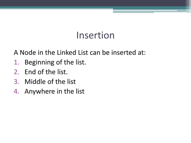 Linked List - Insertion & Deletion | PPTX | Programming Languages | Computing