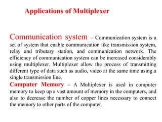week 6 -Multiplexer & Demultiplexer.ppt | Technology & Computing