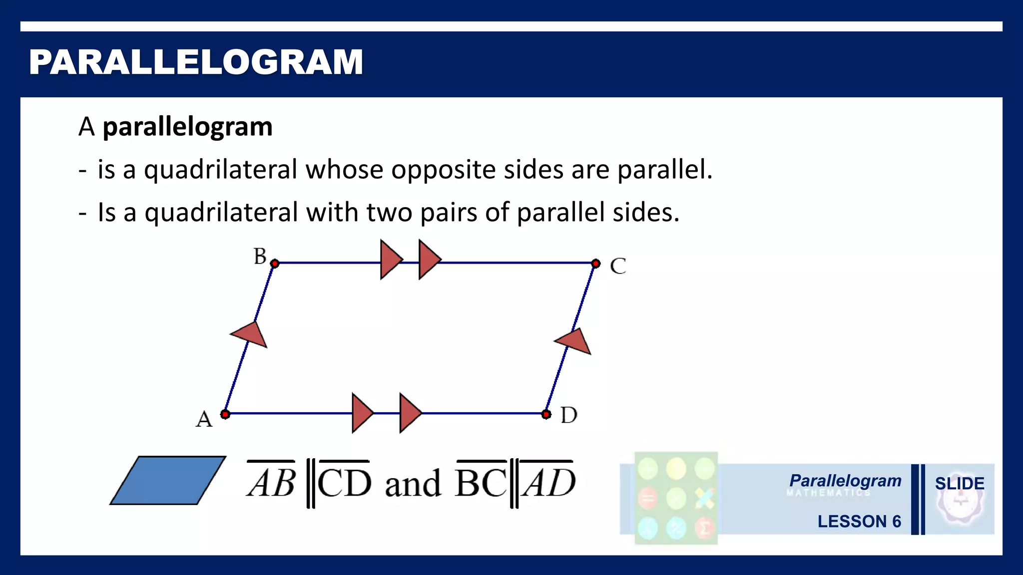 Week 6 parallelogram | PPTX