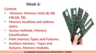 Week 6- PC HARDWARE AND MAINTENANCE-THEORY.pptx
