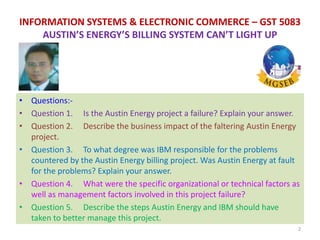 Week 6 power point slide -3-case study 3- austin's energy's billing ...