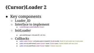 Android Jam - Loaders - Udacity Lesson 4c | PDF