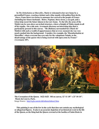 Week 6 Rubens Medici Commission | PDF