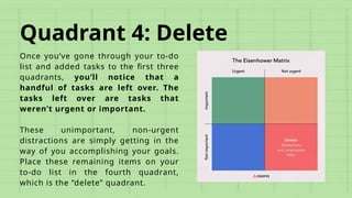 The Eisenhower Matrix (Tutorial) Slides.pptx | Homework and Study ...