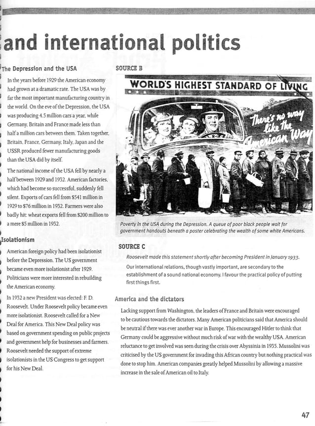 Week 6 - The Impact of the Great Depression | PDF