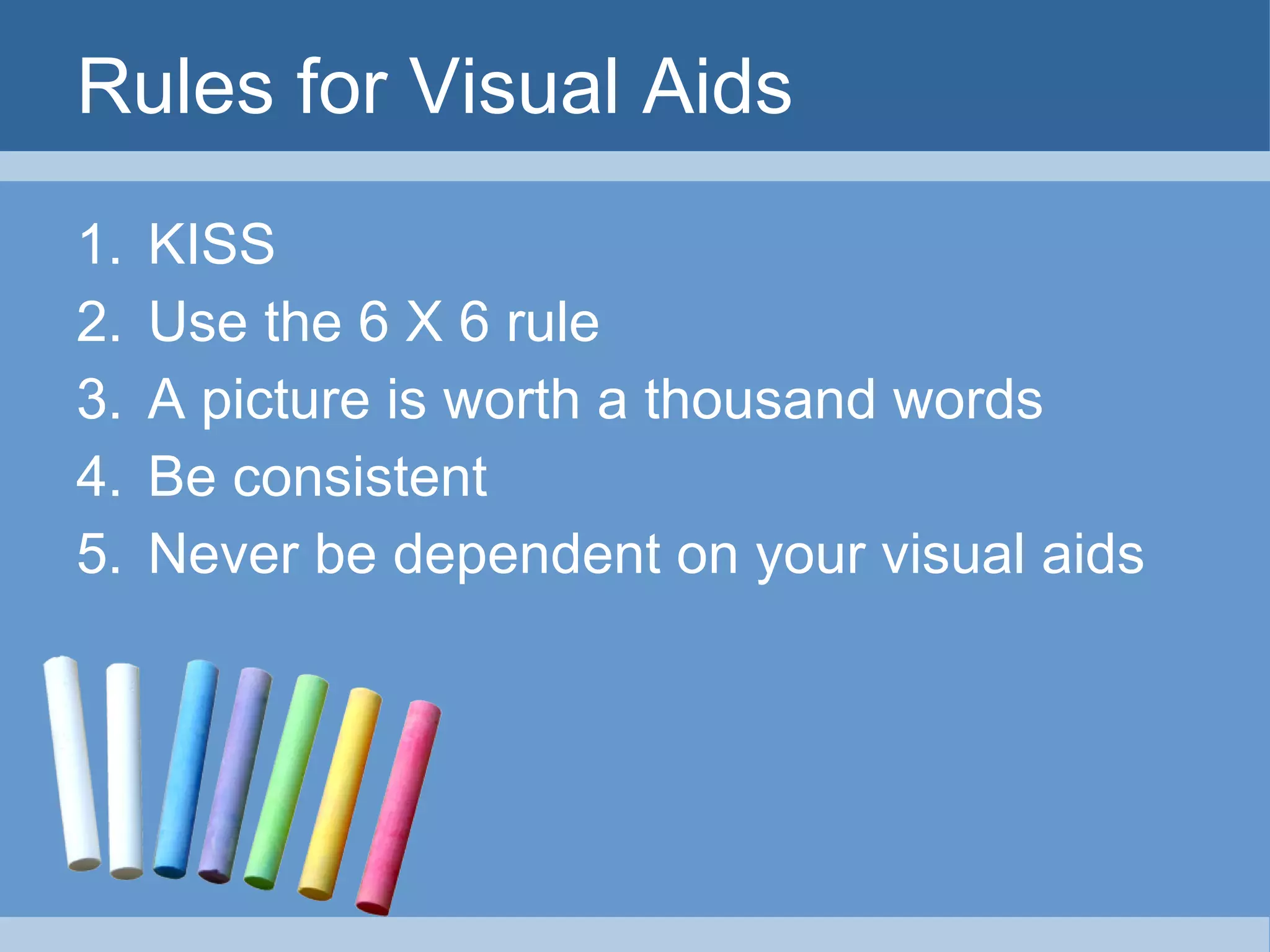 Public Speaking & Presentation - Week6 visual aids | PPT | Ear, Nose ...