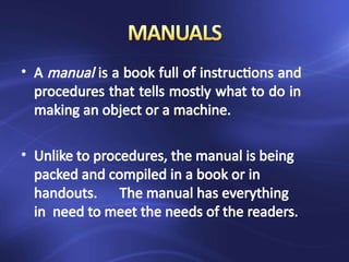 An introduction to art of writing manuals.pptx