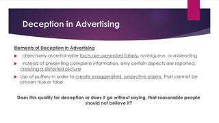 Week 6 advertising ethics | PDF | Advertising Industry | Industries