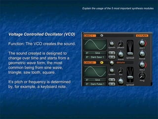 Week 6 assignment - Synthesis Modules | PPT