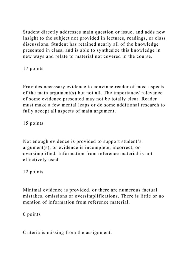 Week 6 Assignment - MidtermInstructionsDetermining the Proper .docx | Human Resources | Business
