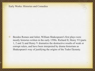 Week 6 assignment shakespeare blogging | PPT | Free download
