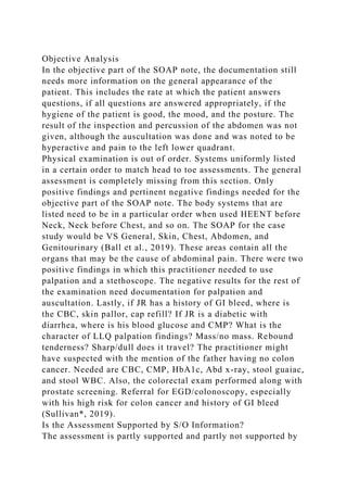 WEEK 6 ASSIGNMENT 1 LAB ASSESSING THE ABDOMEN2WEEK 6 ASSIGNMEN.docx ...