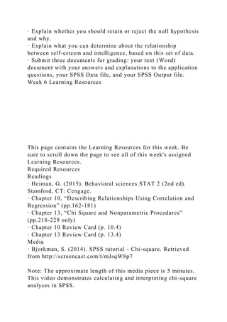 Week 6 Assignment 2Application Chi-Square Study.docx