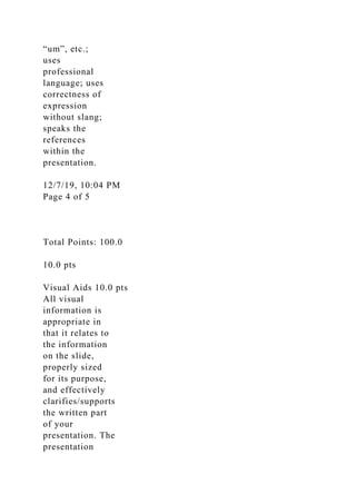 Week 6 Assignment PowerPoint PresentationDue Monday by 1.docx