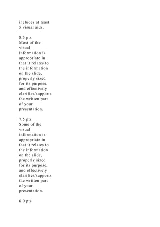 Week 6 Assignment PowerPoint PresentationDue Monday by 1.docx