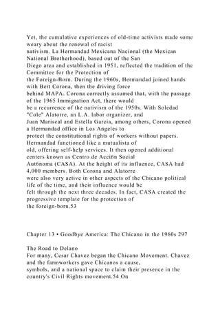 WEEK 6· Chapter 13 • Goodbye America The Chicano in t.docx