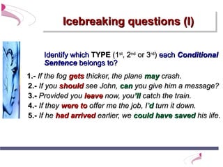 Week 6. Conditional Sentences POWER POINT | PPT