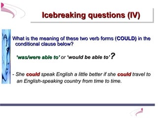 Week 6. Conditional Sentences POWER POINT | PPT