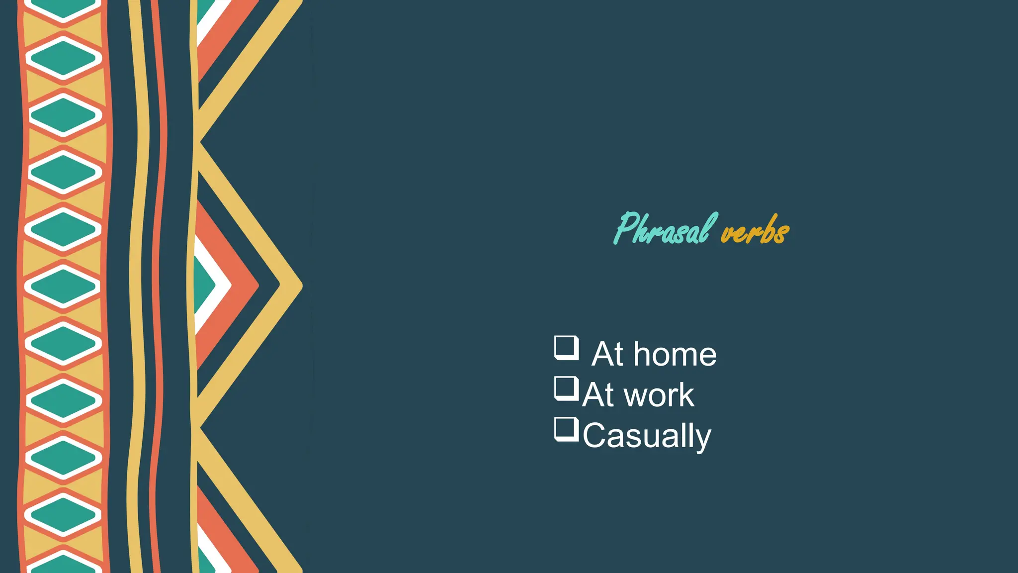 phrasal verbs used at work , lists with meaning and exercises .pptx