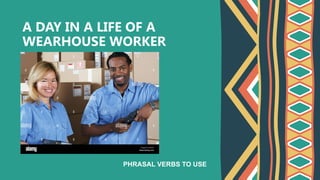 phrasal verbs used at work , lists with meaning and exercises .pptx