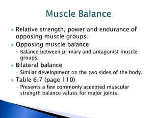 Week 6 developing muscular fitness | PPTX | Physical Therapy | Wellness